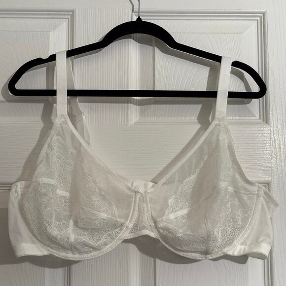 HCIA | Intimates & Sleepwear | New 46c White Lace Underwire Bra Hsia ...
